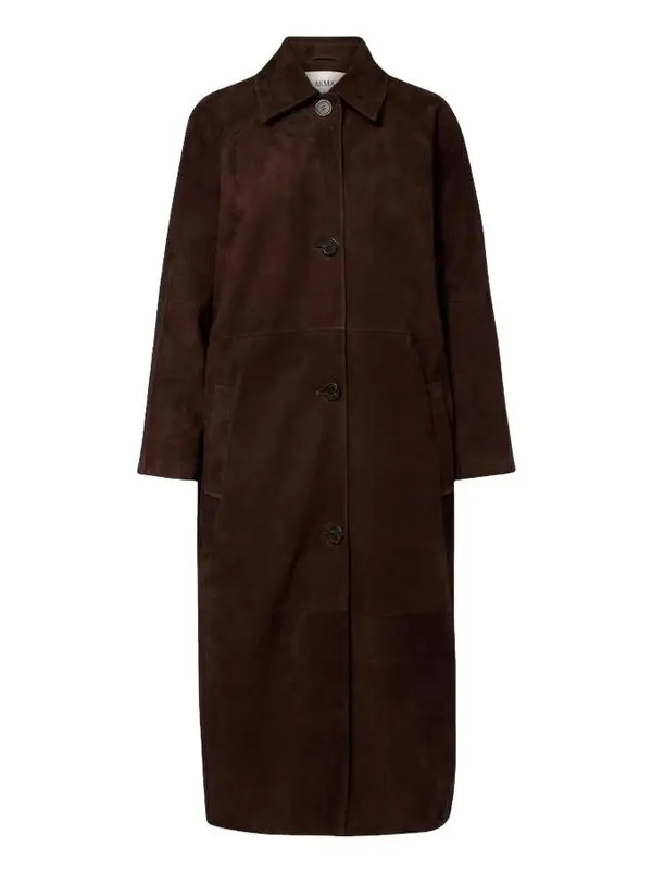 ARMA Judy Suede Coat - Brown