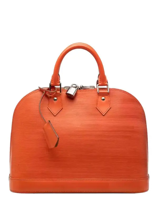 LOUIS VUITTON Epi Alma Pm Handbag - Orange