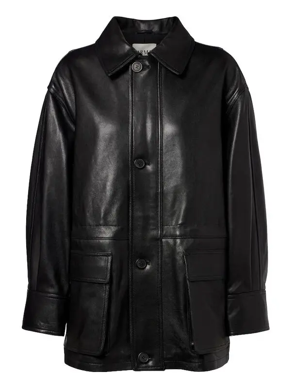 ARMA Maeve Leather Jacket - Black