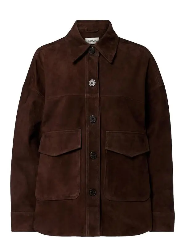 ARMA Kaylee Suede Shirt - Brown