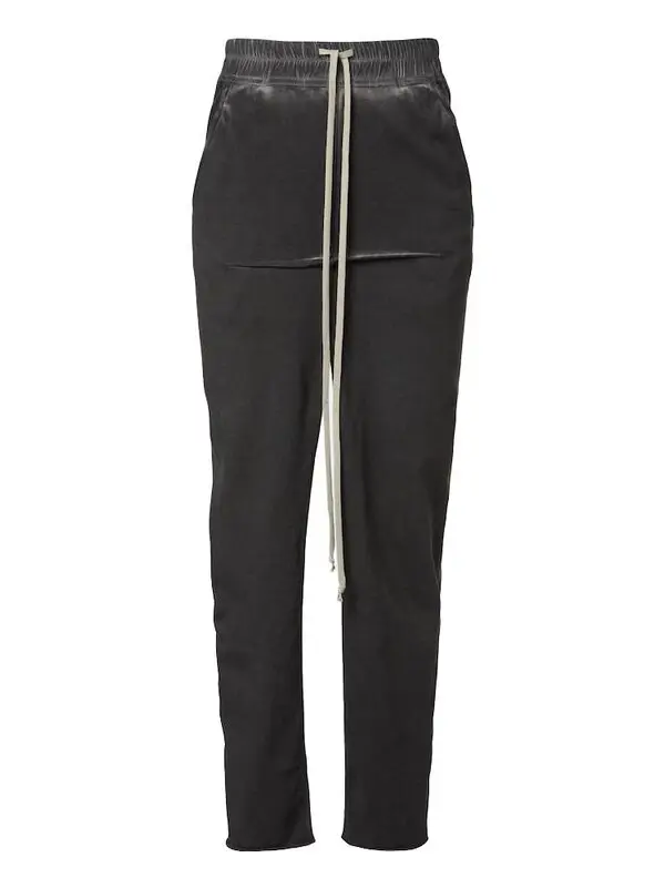 Rick Owens Sliced Pillar Cotton Maxi Skirt - Black