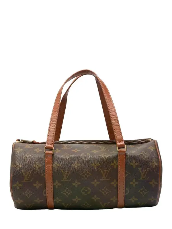 LOUIS VUITTON Monogram Papillon 30 Handbag - Brown
