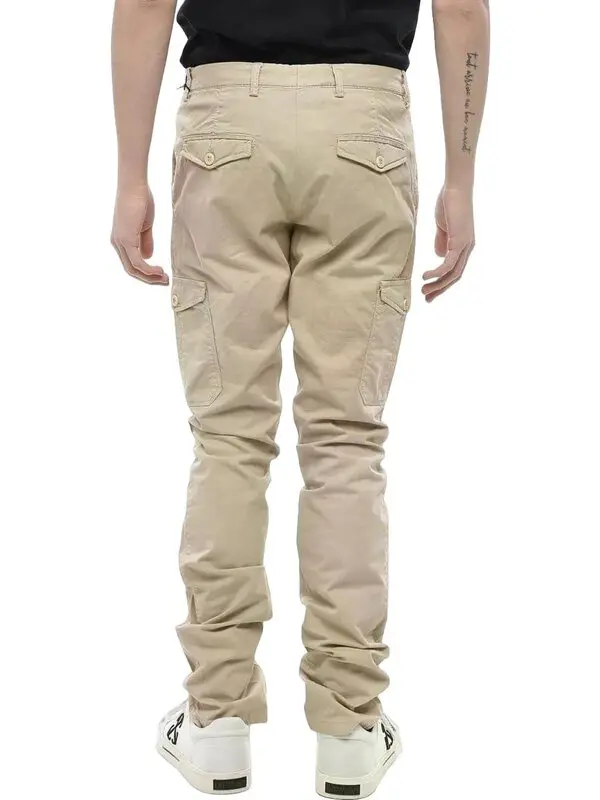 Corneliani Slim-fit Cotton Cargo Trousers - Neutrals