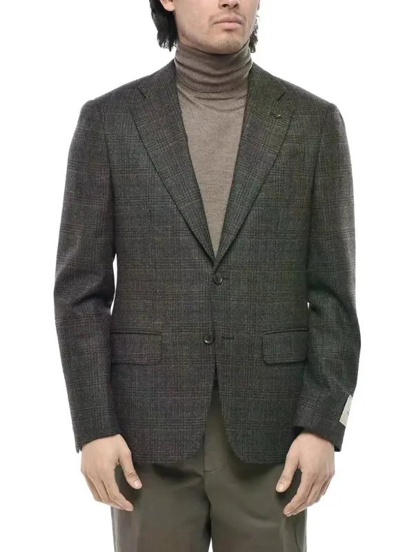 Corneliani Single-breasted Blazer - Brown