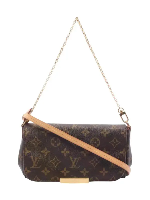 LOUIS VUITTON Monogram Favorite Pm Satchel - Brown