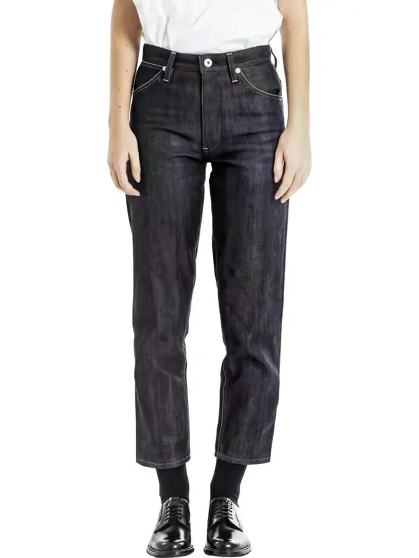 JIL SANDER Twisted Seam Jeans - Blue