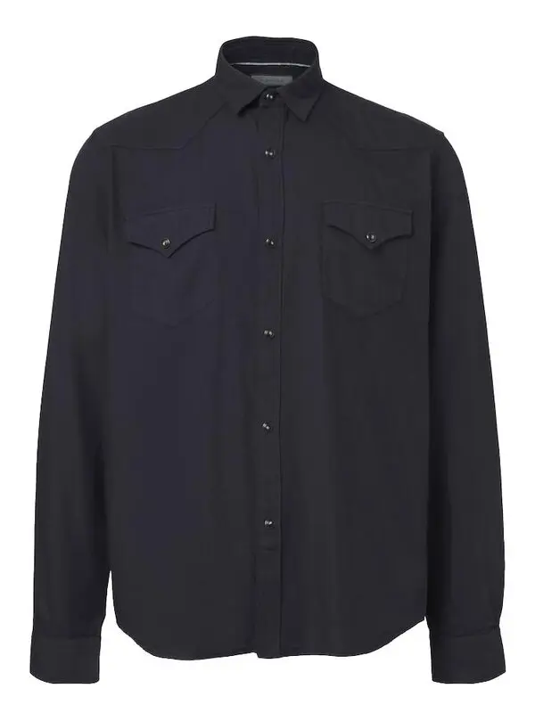 Canali Cotton Shirt - Blue