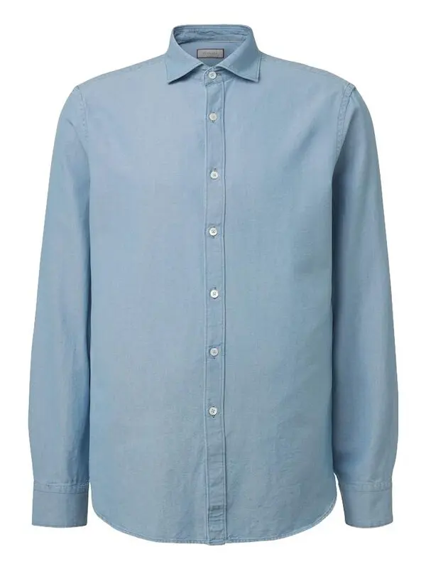 Canali Cotton Shirt - Blue