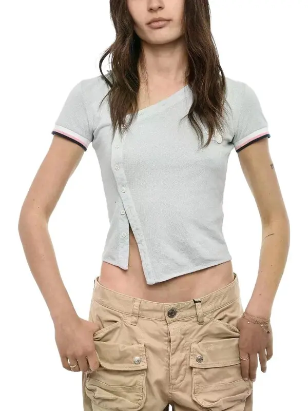 Dsquared2 Asymmetric Short-sleeve Top - Blue