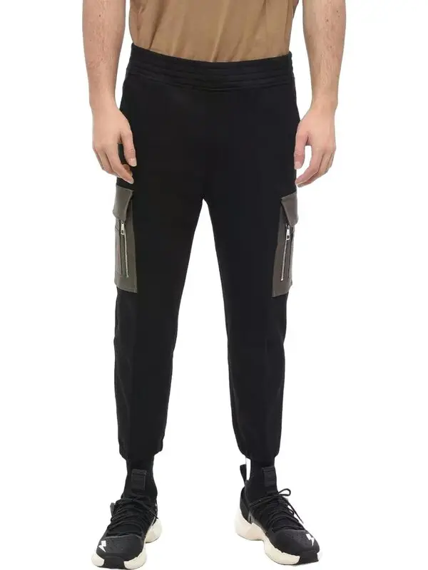 Neil Barrett Cargo-pocket Track Pants - Black
