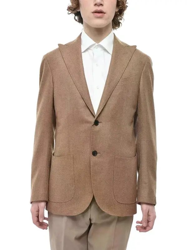 Corneliani Peak-lapel Blazer - Brown