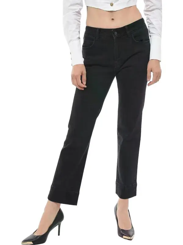 ANAII Simon Straight-leg Denim Jeans - Black