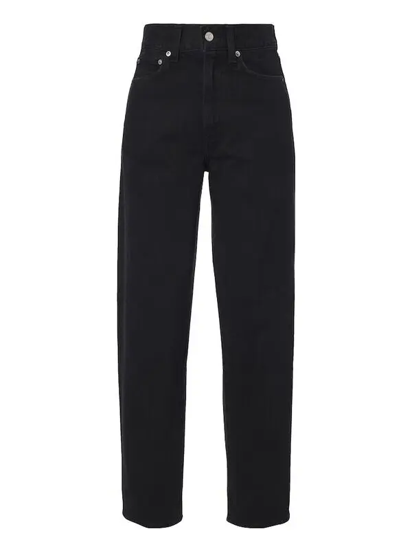 AGOLDE 80s Straight Jeans In Phase - Black