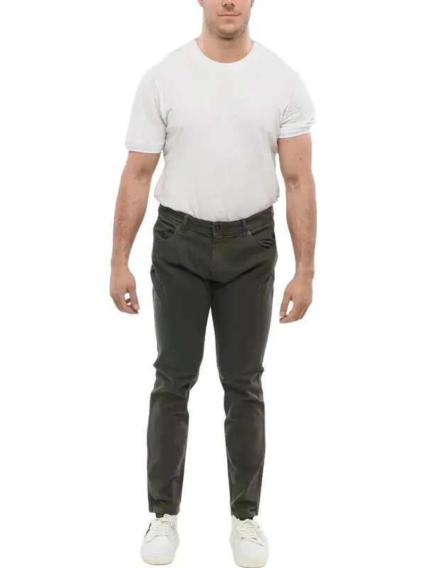 Corneliani Slim Fit Five-pocket Trousers - Green