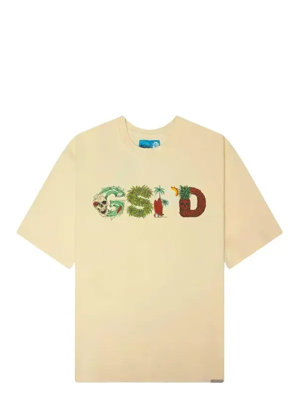 GODSPEED Surfs Up Graphic-print T-shirt - Neutrals