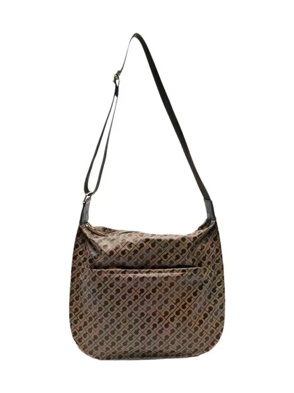 GHERARDINI Monogram Print Shoulder Bag - Brown