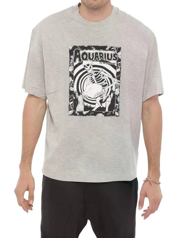 Neil Barrett Logo-print T-shirt - Grey