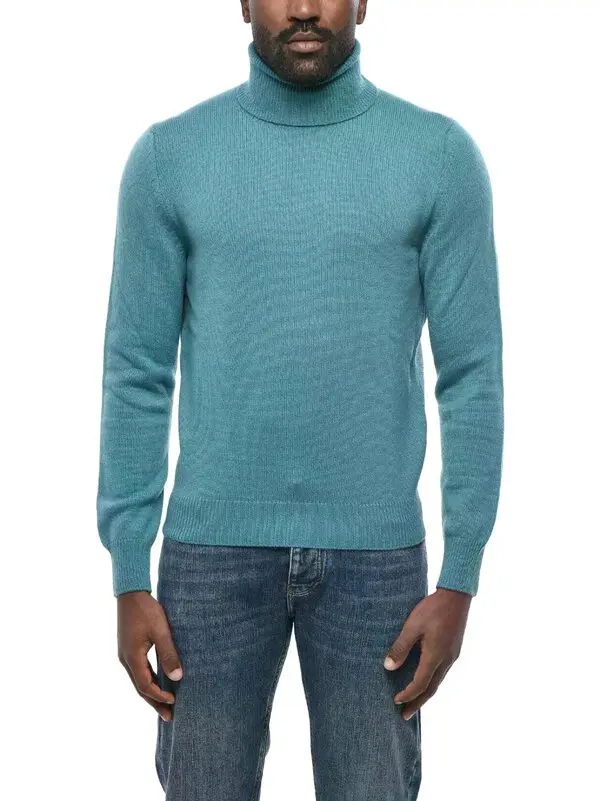 Malo Turtleneck Sweater - Blue