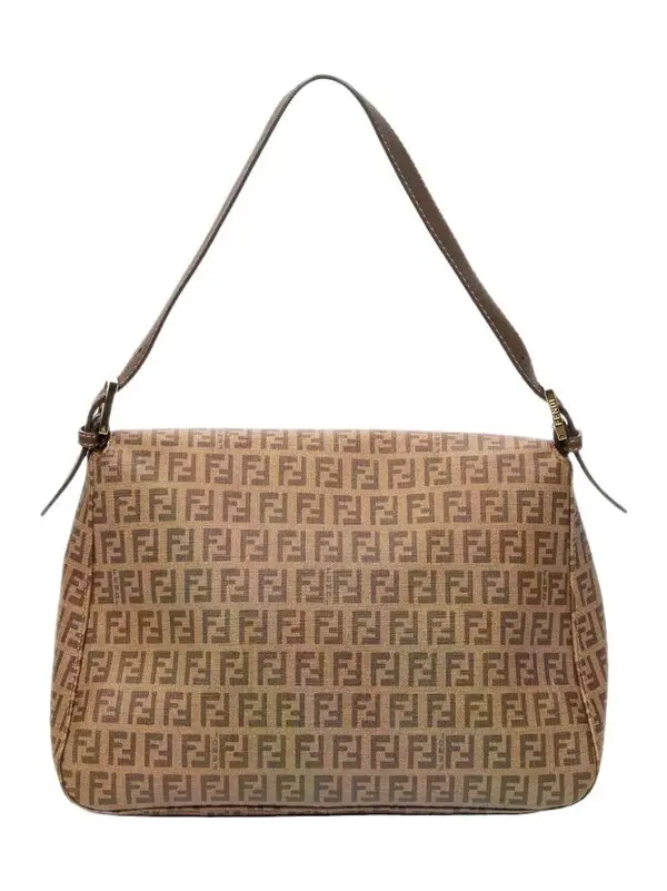 Fendi Ff Monogram Shoulder Bag - Brown