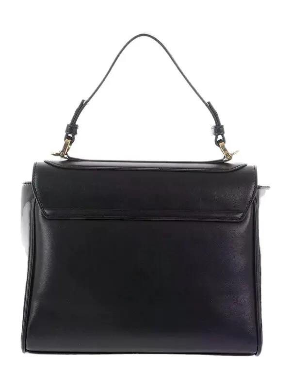 Moschino Logo-plaque Two-way Handbag - Black