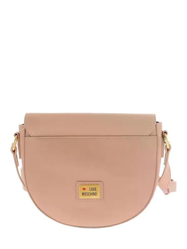 Moschino Heart-clasp Satchel Bag - Neutrals