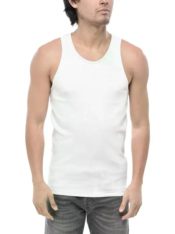 DIESEL® Ribbed Tank Top - White