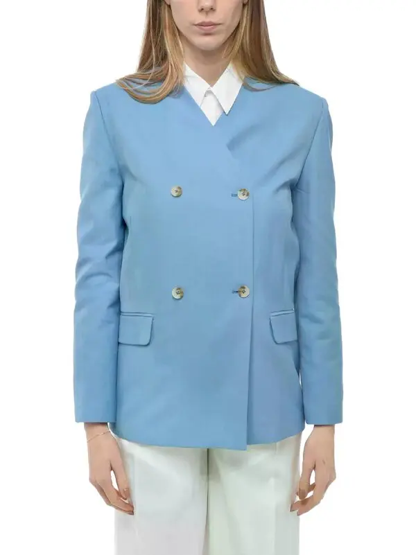 Loulou De Saison Double-breasted Blazer - Blue