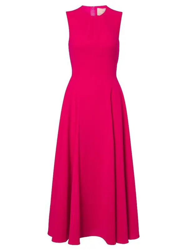 ROKSANDA Kora Crêpe Midi Dress - Pink