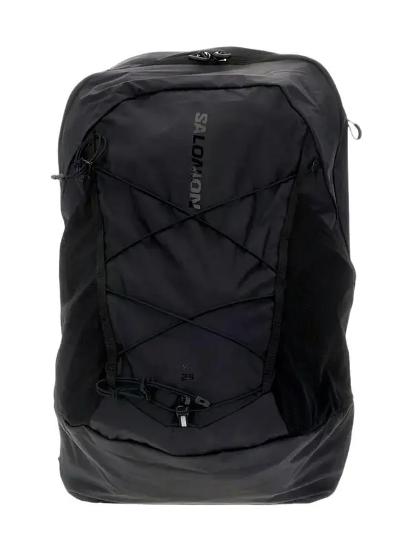 SALOMON Xt 25 Backpack With Logo Print And Mesh Panels - Black