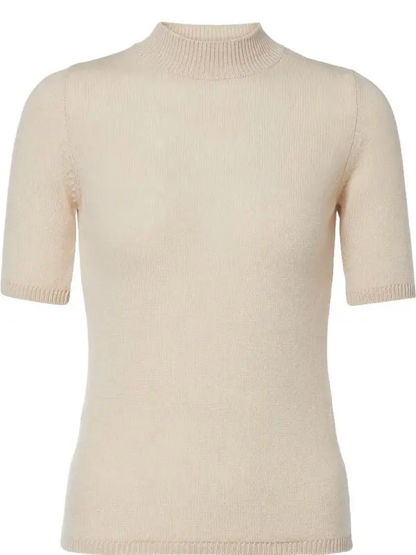 Eleventy Cashmere Cable Knit Vest - Beige