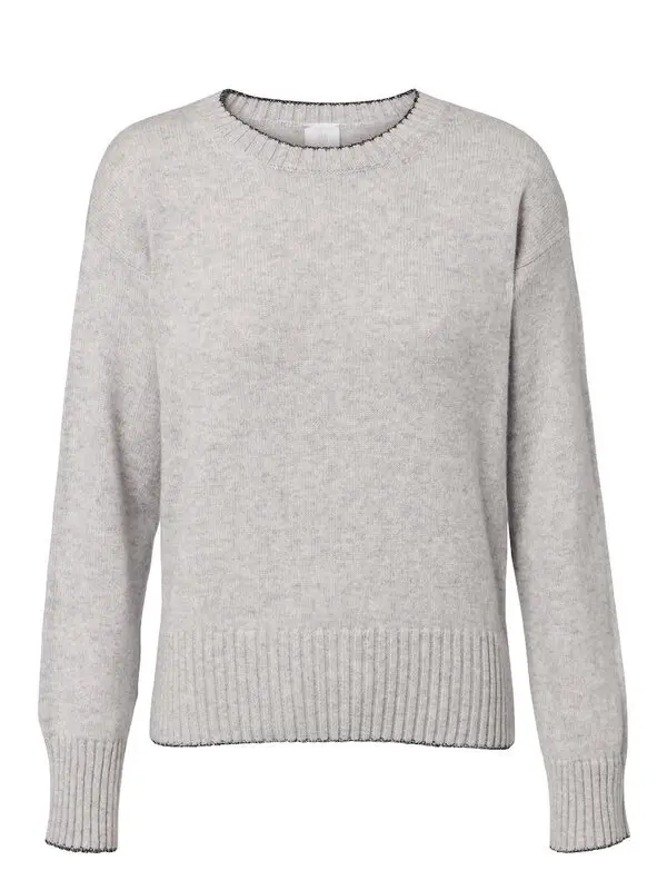 Eleventy Cashmere Cable Knit Vest - Grey