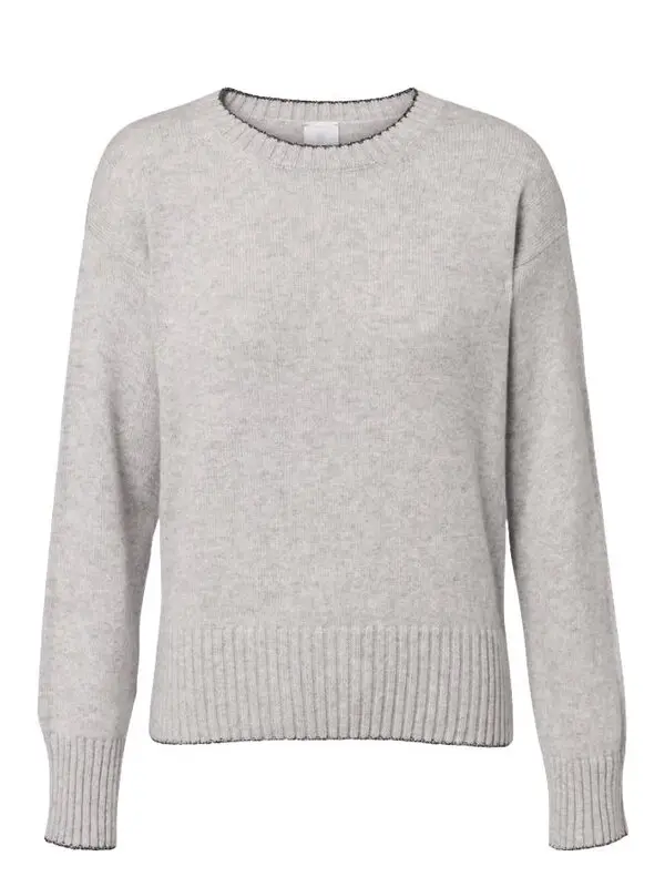 Eleventy Cashmere Cable Knit Vest - Grey