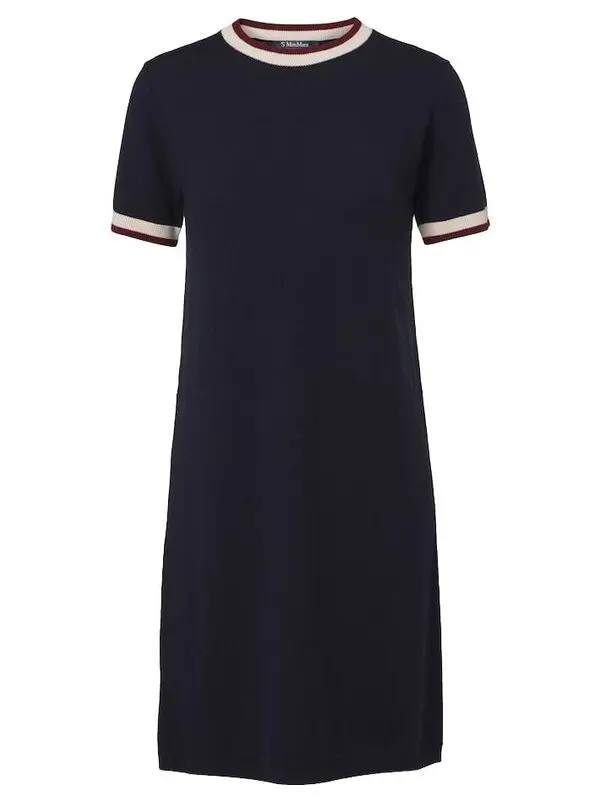 Max Mara Wool Minidress - Blue