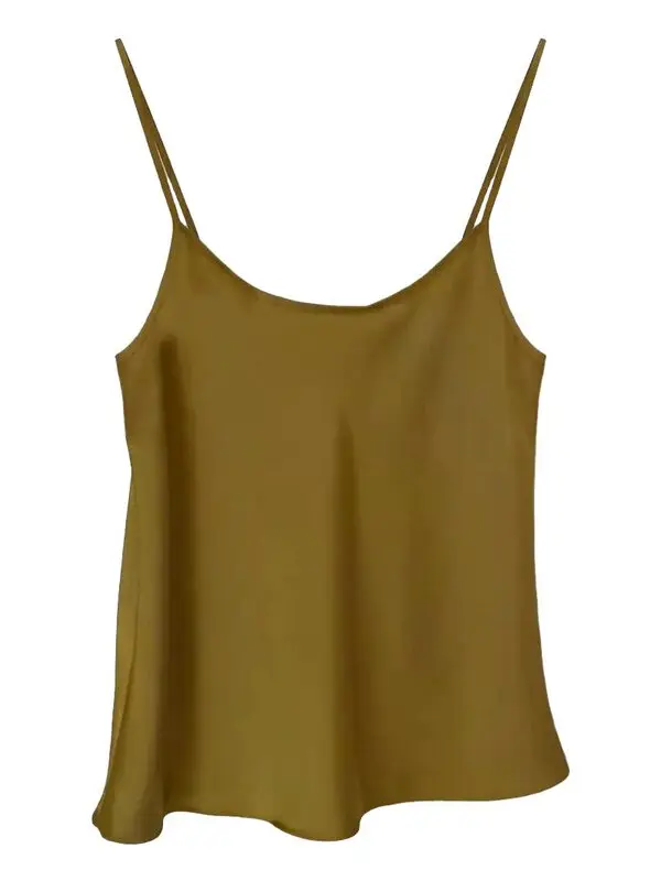 Black Label Spaghetti Strap Blouse - Green