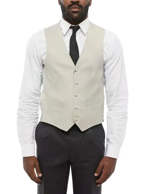 Corneliani Button-fastening Waistcoat - Grey
