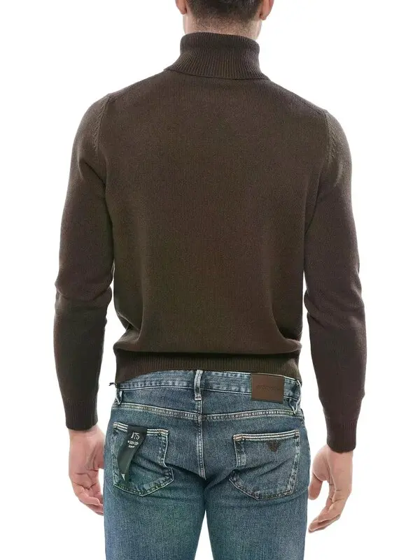 Malo Turtleneck Sweater - Brown