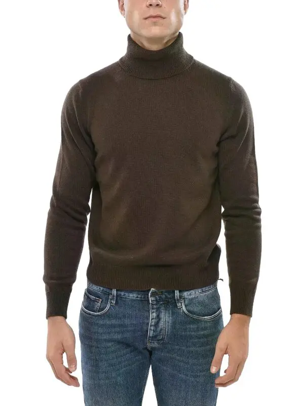 Malo Turtleneck Sweater - Brown