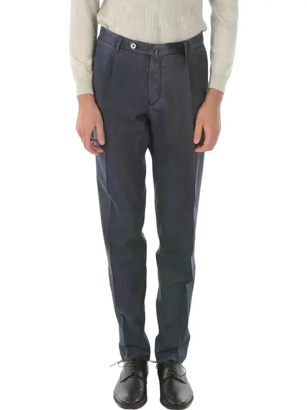 Corneliani Wool Chino Pants - Blue