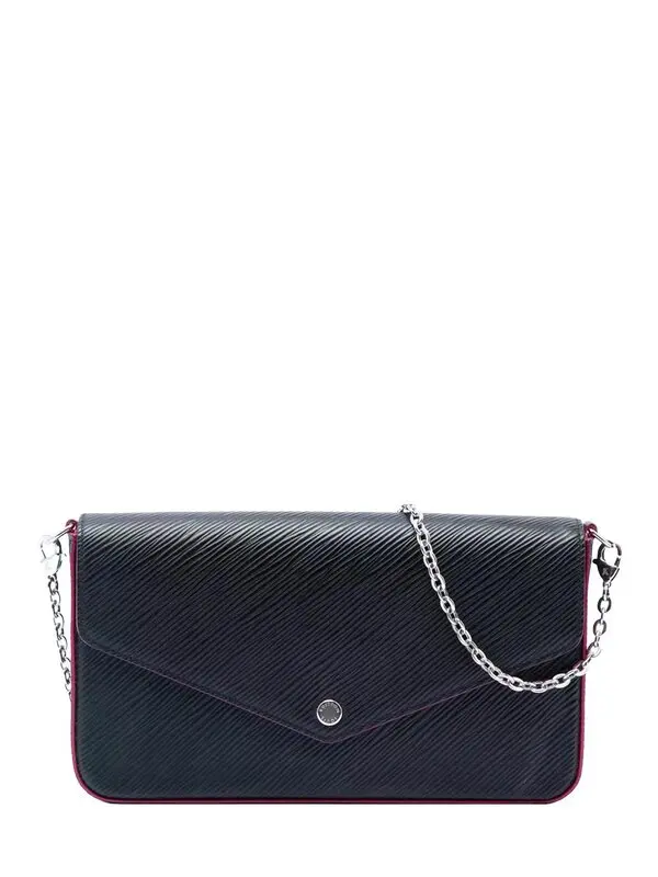 LOUIS VUITTON Epi Pochette Felicie Crossbody Bag - Black
