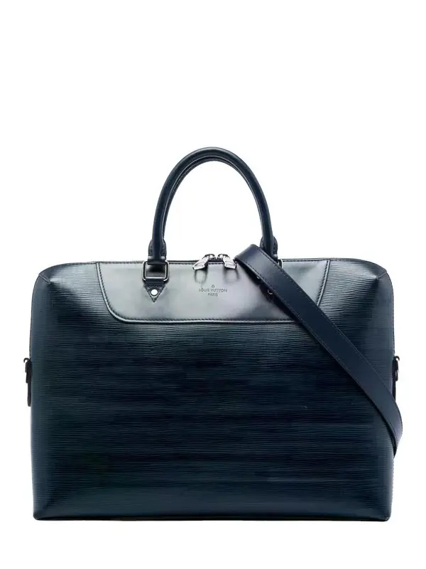 LOUIS VUITTON 2017 Epi Porte Documents Jour Business Bag - Blue