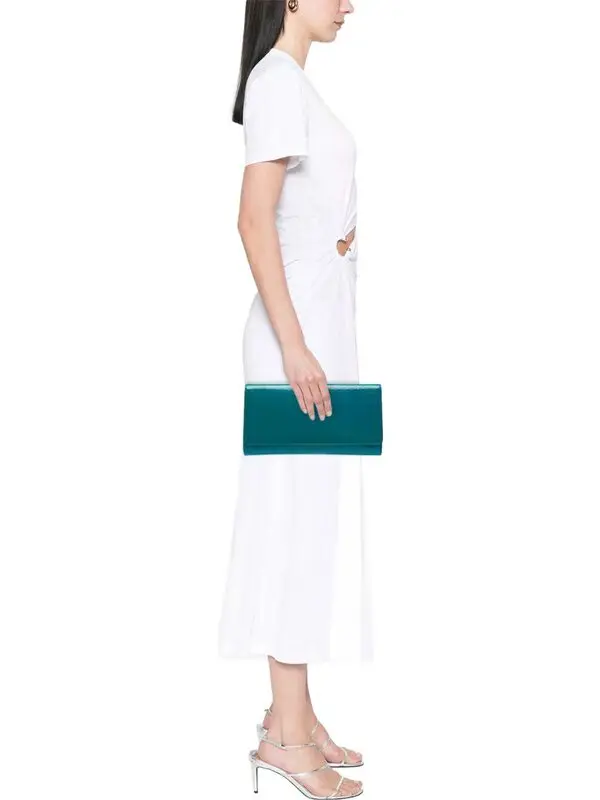 Gucci Patent Leather Clutch Bag - Blue