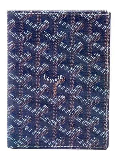 Goyard 2011 "ine Grenelle" Passport Cover - Blue