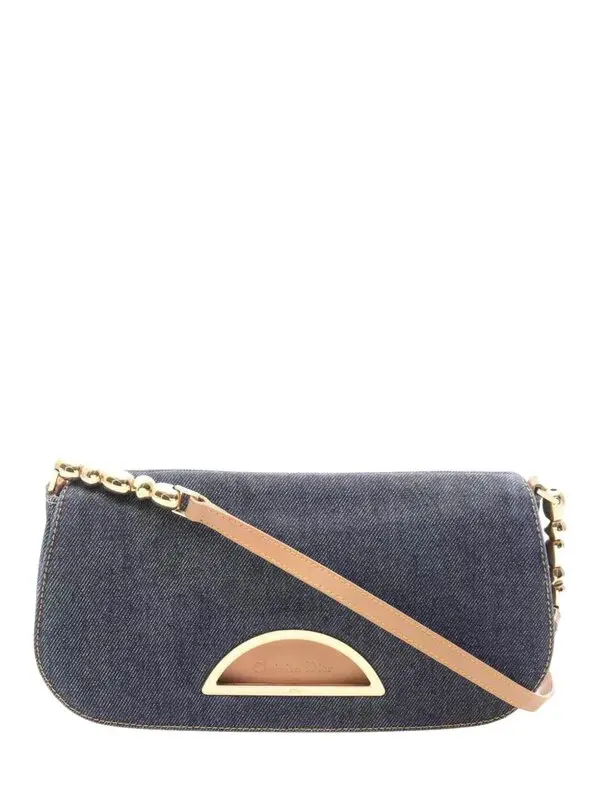 Dior Denim Malice Flap Shoulder Bag - Blue