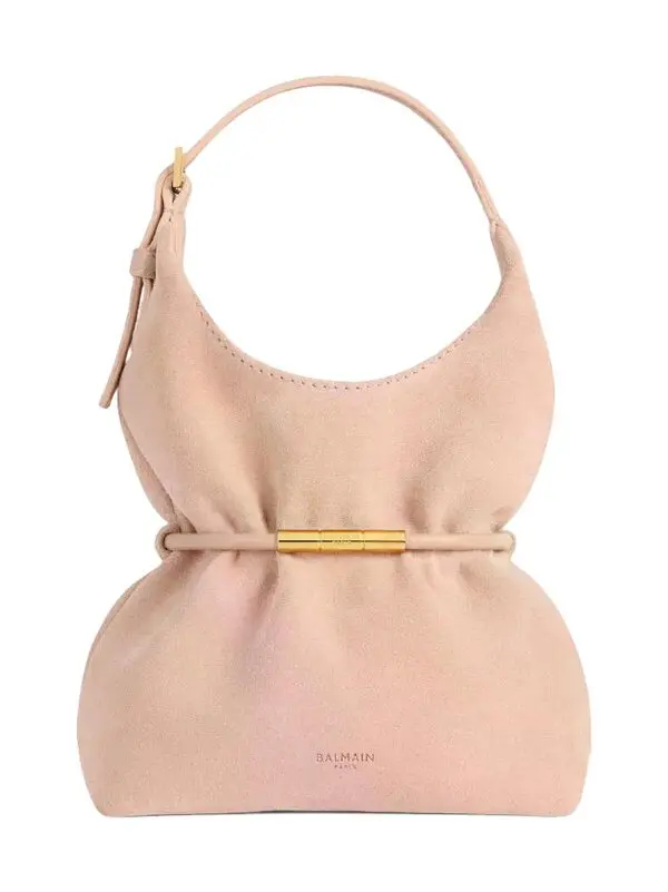 Balmain Sphynx" Mini Suede Bag - Pink