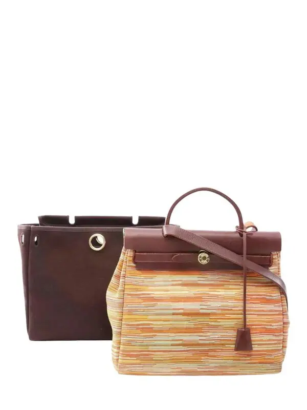 Hermès Vibrato Herbag Pm Satchel - Neutrals