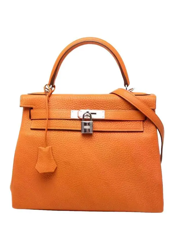Hermès 2016 Clemence Kelly Retourne 28 Satchel - Orange