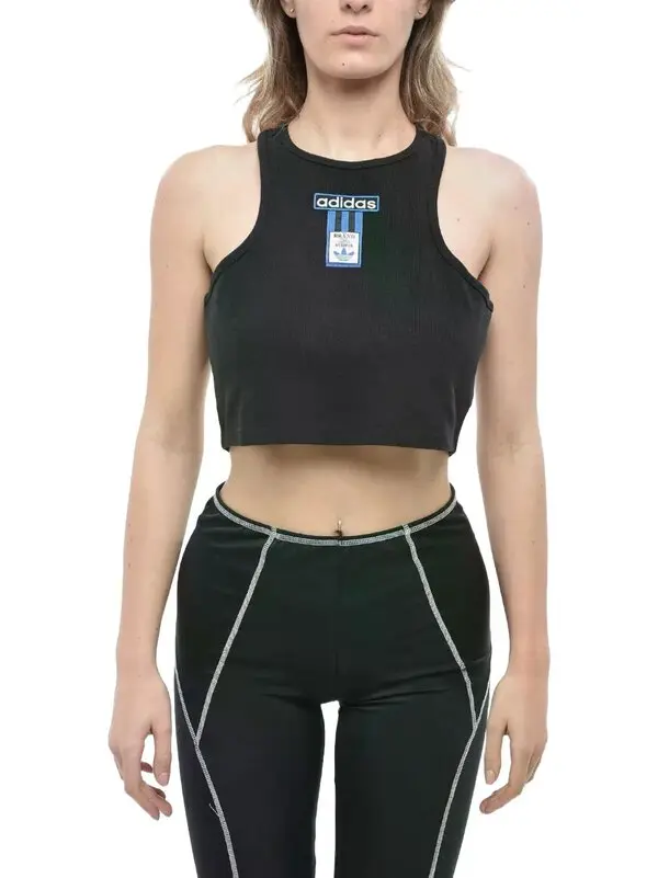 Adidas Ribbed Tank Top - Black