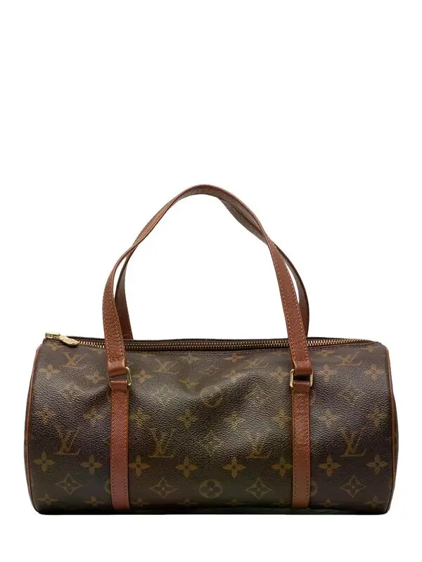 LOUIS VUITTON Monogram Papillon 30 Handbag - Brown