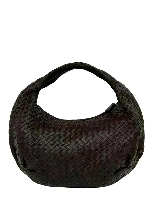 Bottega Veneta Medium Nappa Intrecciato Belly Hobo Bag - Brown