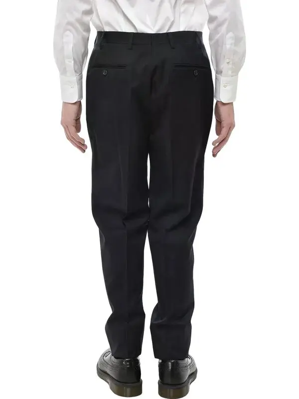 Corneliani Fresco Belt-loop Trousers - Blue